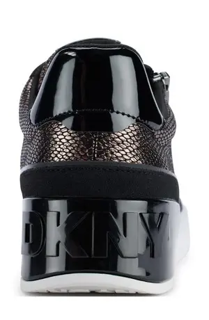 Dkny Mei Sneaker - Pewter/ Black