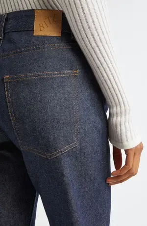 Bite Studios Curved Organic Cotton Straight Leg Jeans