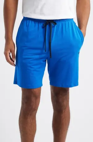 BOSS Mix Match Pajama Shorts Bright Blue
