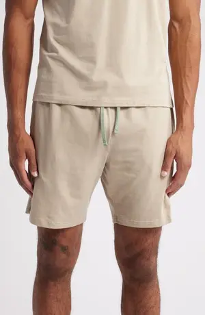 BOSS Mix Match Pajama Shorts - Light Beige