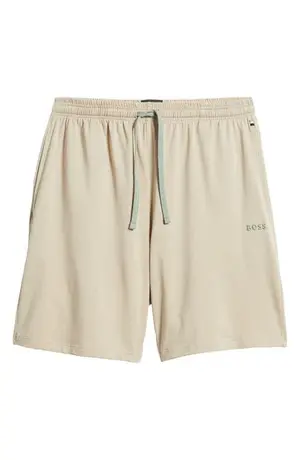 BOSS Mix Match Pajama Shorts - Light Beige