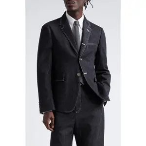 Thom Browne Unconstructed Classic Denim Sport Coat