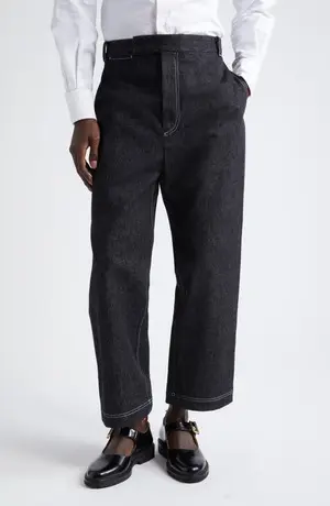Thom Browne Unconstructed Straight-leg Jeans