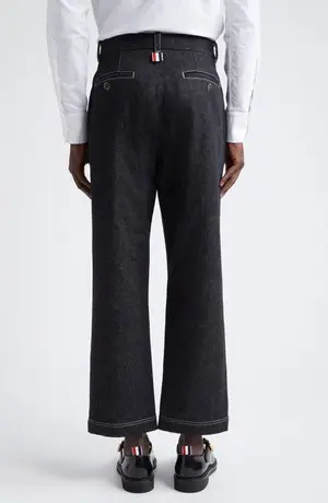 Thom Browne Unconstructed Straight-leg Jeans