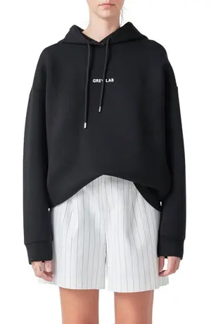 GREY LAB Logo Graphic Hoodie