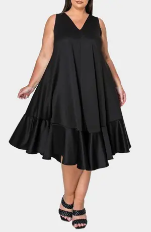 L I V D Simone Pocket Stretch Sleeveless A-line Dress