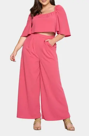 L I V D Rachel Pocket High Waist Wide Leg Pants