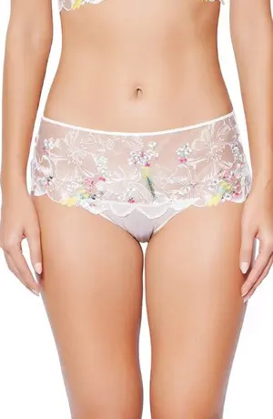 HUIT Winter Romance Briefs - Floral White