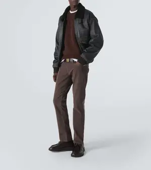 FRAME Mid-rise Slim Pants