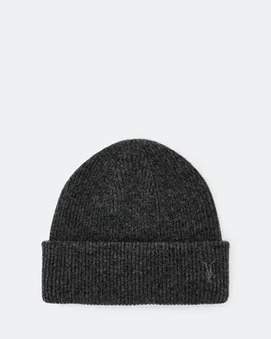 ALLSAINTS Bailey Wool Ramskull Beanie - Marl