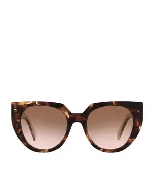 Prada Cat Eye Sunglasses - Brown