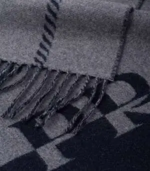 Prada Wool Logo Scarf