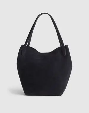 Madewell Suede Shopper Tote - Juniper Berry