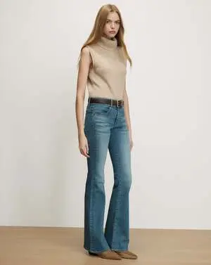 Veronica Beard Mazzy Cashmere Sleeveless Sweater - Oatmeal