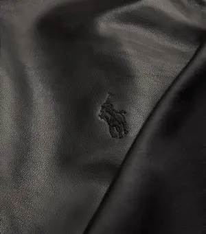 Polo Ralph Lauren Leather Blouson Jacket - Black