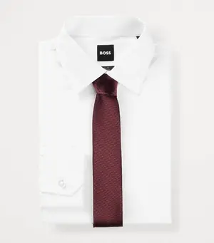 BOSS Italian Silk Chevron Tie