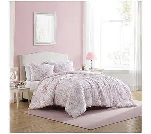 Laura Ashley Delphine Pink King Comforter Sham T