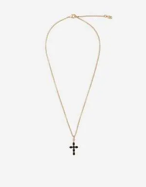 Dolce & Gabbana Fine Chain Necklace With Cross