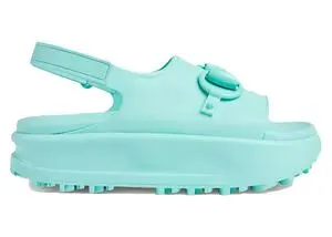 Gucci Interlocking G Platform Sandals - Blue