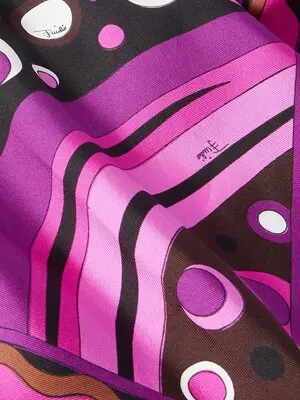 Emilio Pucci Printed Silk-twill Scarf