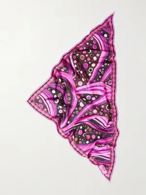 Emilio Pucci Printed Silk-twill Scarf