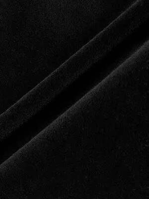 Suzie Kondi Saba Cotton-blend Velour Sweatshirt - Black