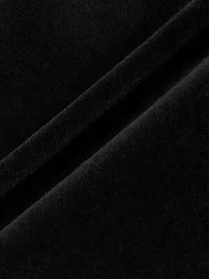 Suzie Kondi Saba Cotton-blend Velour Sweatshirt - Black
