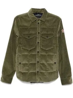 Moncler Gelt Down Shirt Jacket - Green