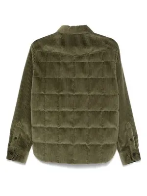 Moncler Gelt Down Shirt Jacket - Green