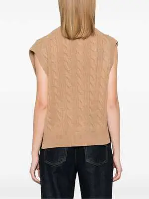 Polo Ralph Lauren V-neck Cable-knit Sweater - Neutrals