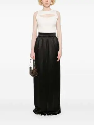 Dolce & Gabbana Silk Maxi Skirt