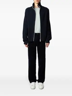 Zadig&Voltaire Ribbed Wool Cardigan