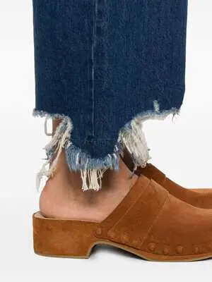 Chloé Cropped Wide-leg Jeans