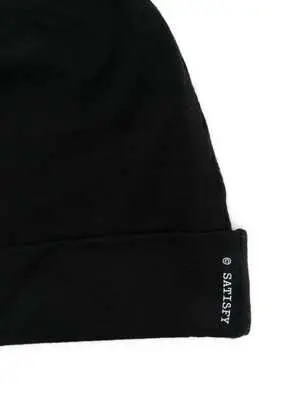 Satisfy Logo-patch Knitted Beanie
