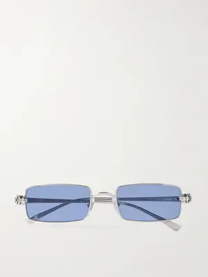 CARTIER Panthère Rectangle Sunglasses - Silver