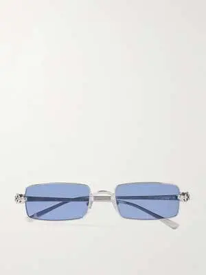 Cartier Panthère Rectangle Sunglasses - Silver