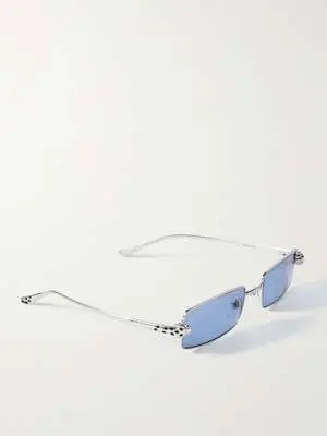 Cartier Panthère Rectangle Sunglasses - Silver