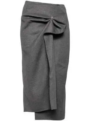 JNBY Asymmetric Draped Skirt