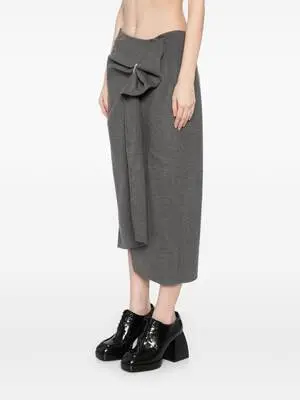 JNBY Asymmetric Draped Skirt