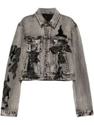JNBY Distressed Denim Jacket