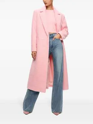 Alice + Olivia Jimmy Oversized Coat - Pink | Editorialist