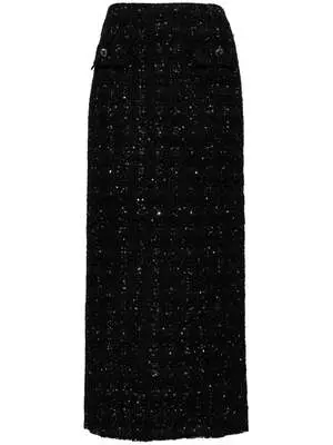 JNBY Jacquard Maxi Skirt - Black