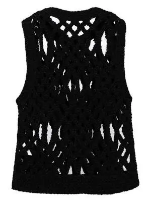 TAAKK Open-knit Wool Vest