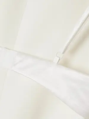 Acne Studios Satin-trimmed Wool-blend Twill Blazer - White