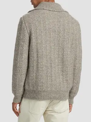 Giorgio Armani Knit Button-front Jacket Cardigan