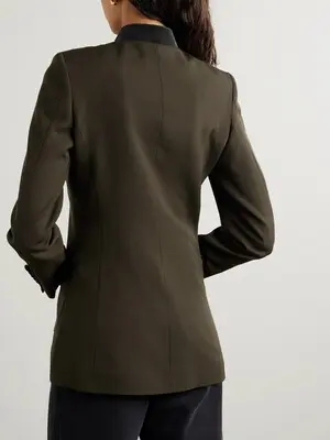 LIBEROWE Raja Velvet-trimmed Blazer