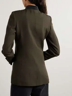 LIBEROWE Raja Velvet-trimmed Blazer