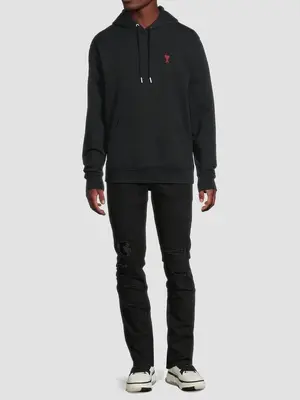 AMI Paris De Coeur Cotton Hoodie