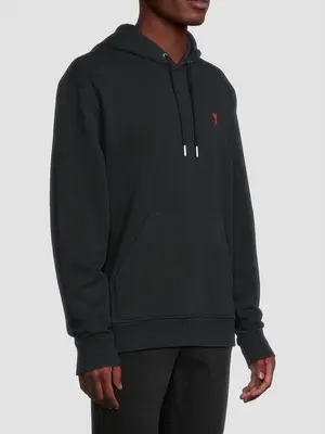 AMI Paris De Coeur Cotton Hoodie