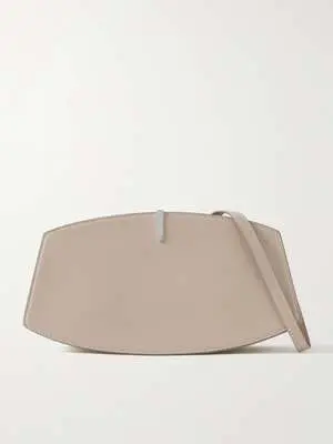 Savette Florence Leather Shoulder Bag - Gray